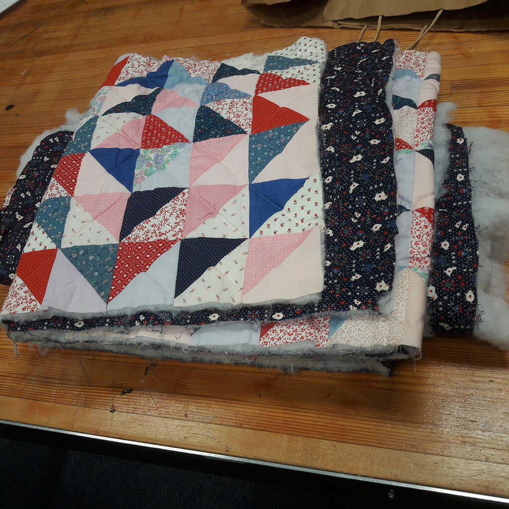 Quilt Pieces Plus Extra Fabric - Sewing Arts - Dallas Makerspace Talk